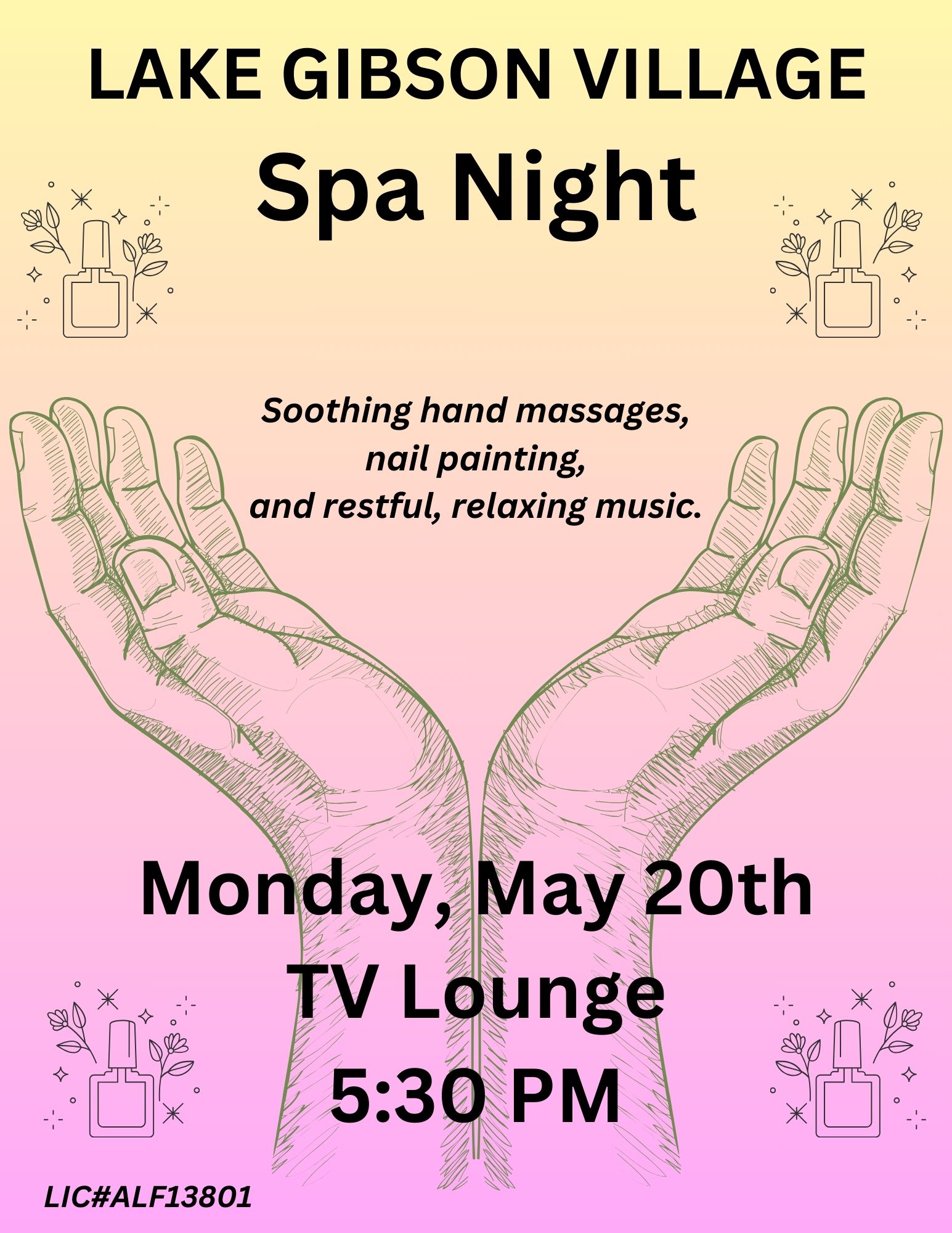 Spa Night! - Lake Gibson Village